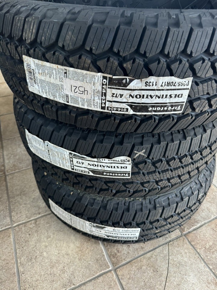 New Firestone Destination AT/2 OWL 265/70R17 113S Tires, Ships Same Day ...