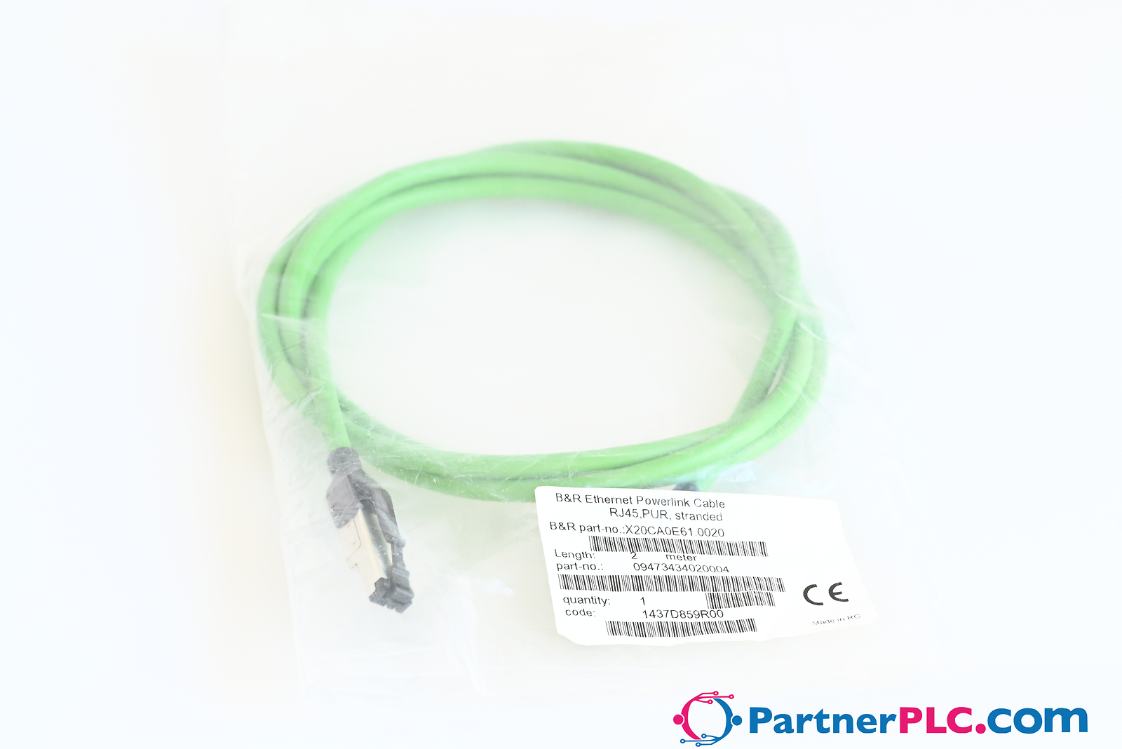B&R Automation X20ca0e61.0020 2 Meter Ethernet Powerlink Cable-wire ...