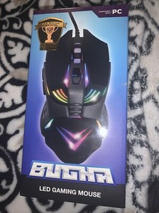 Bugha Exclusive LED Gaming Mouse 7-key/7200 dpi USB Wired for PC ...