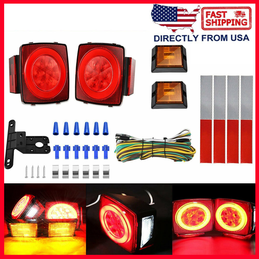 Small Led Tail Lights For Trailers OPTRONICS Ultra Thin LED Right Hand