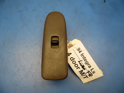 94-01 Acura Integra OEM front Right side power window switch brown 4 ...