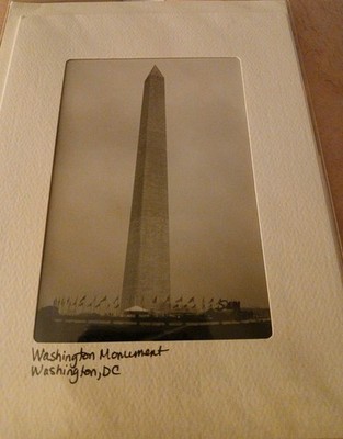 Photograph Washington Monument Note Card Matted | eBay