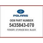 Polaris FENDER STORAGE BOX, GLOSS BLACK 5435843-070 OEM NEW | eBay