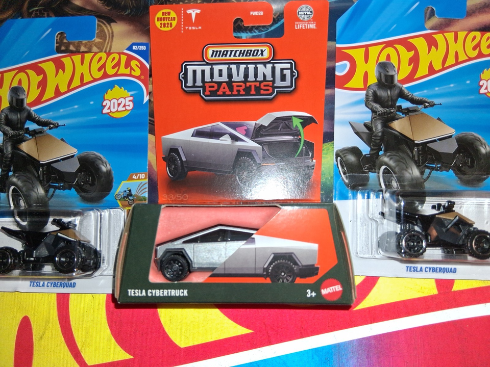 2025 Matchbox Moving Parts Tesla Cyber Truck new model. Hot Wheels ...