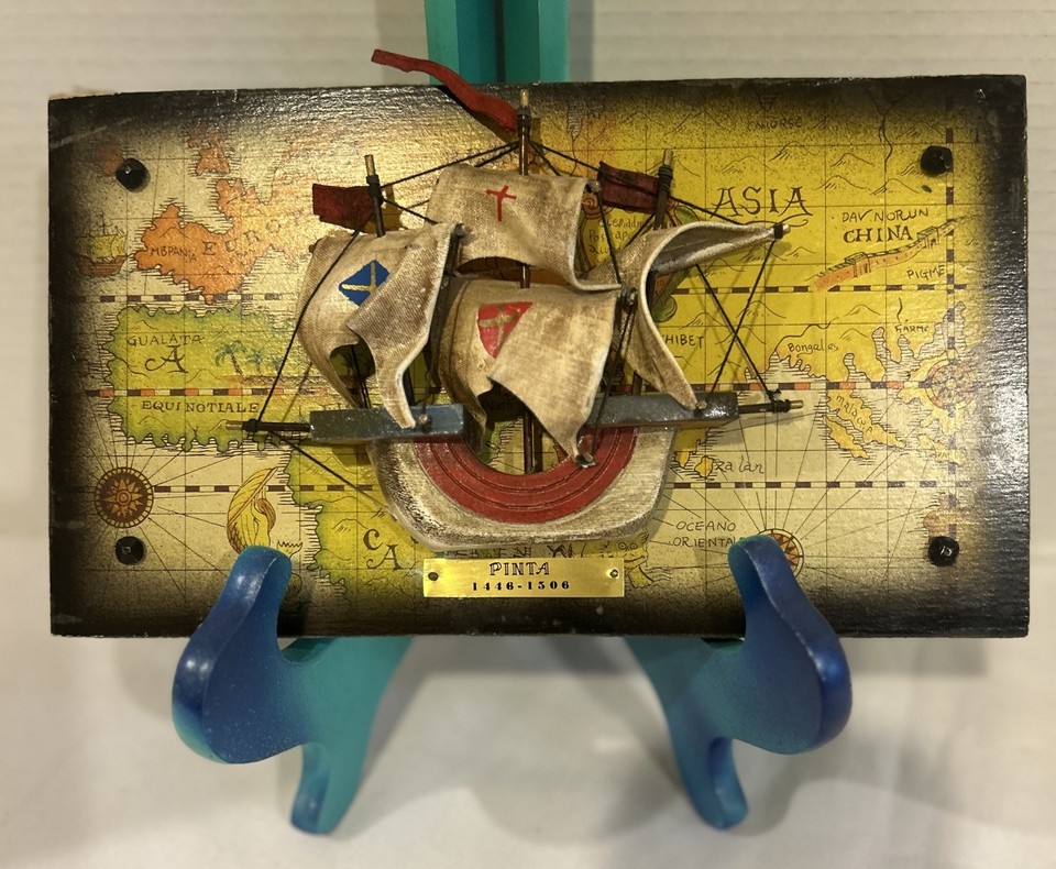 Nina Pinta Santa Maria Ships Rare Vintage Wall Plaques | eBay