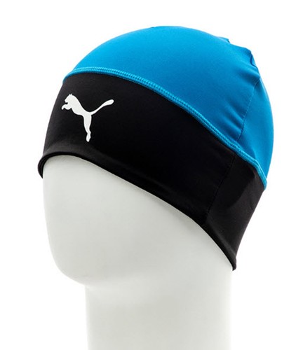 PUMA Beanie LIGA Athletic Hat Skull Blue Head-wear Warm Casual GYM Cap ...