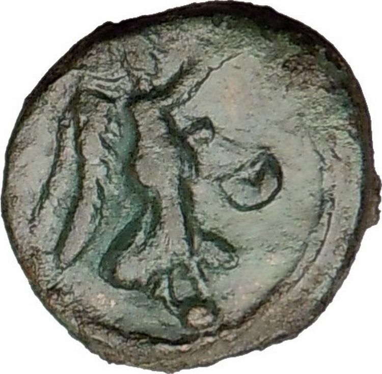 THESSALONICA Autnomous 100AD Nike on Globe Authentic Ancient Greek Coin ...