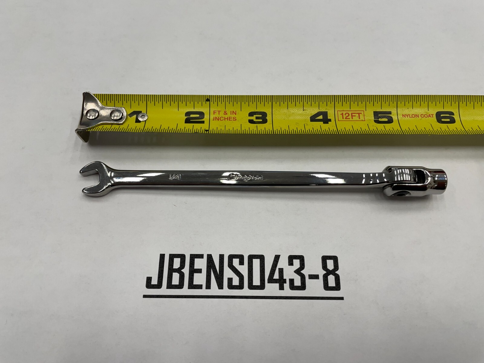 Snap-on Tools USA NEW 1/4" SAE 12pt Flex Head Saltus End Combo Wrench ...