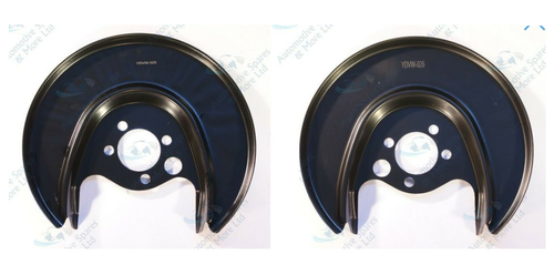 VW CADDY POLO 1.7 1.9 TDI SDI 2X REAR BRAKE DISC DUST COVER BACK PLATE ...