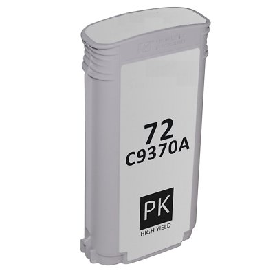 Compatible Replacement Ink Cartridge for HP C9370A HP 72 HY Photo Black ...