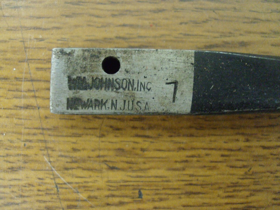 New Wm Johnson Tinner's Rivet Setter No 7, 1/8" Hole Size 13 Rivets USA ...