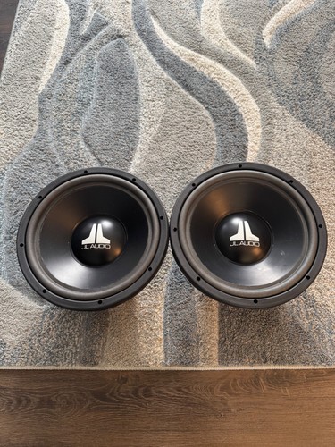 2 x 12” JL Audio 12W6 Dual 6 Old School Car Audio Subwoofers W6 Version ...