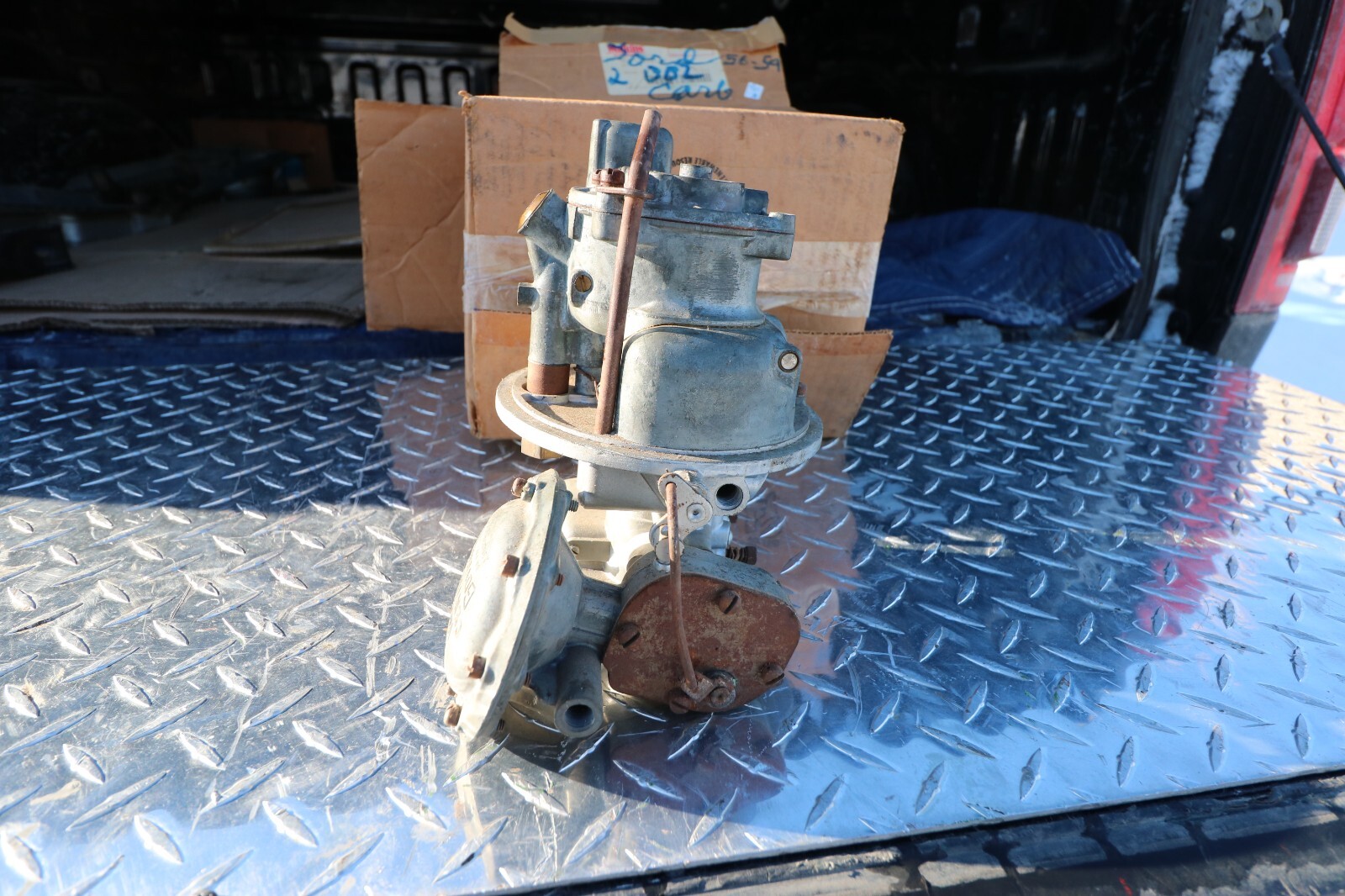 Rebuilt Holley 2 Barrel Teapot Carburetor Y Block Ford Pick Up Truck ...