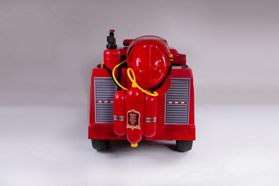 12v Ride On Fire Engine Truck Toy Car Kids Children Electric Battery ...