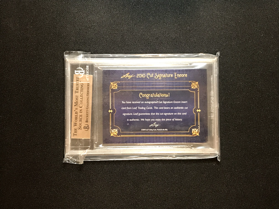 Jerry Mathers Auto 2010 Leaf Cut Signature Card Leave It To Beaver ...