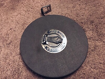 KESON INDUSTRIES 100' FIBER GLASS TAPE MEASURE REEL Nonmetallic Gray | eBay