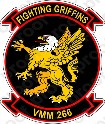 STICKER USMC VMM 266 Fighting Griffins USMC Lisc # 20187 | eBay