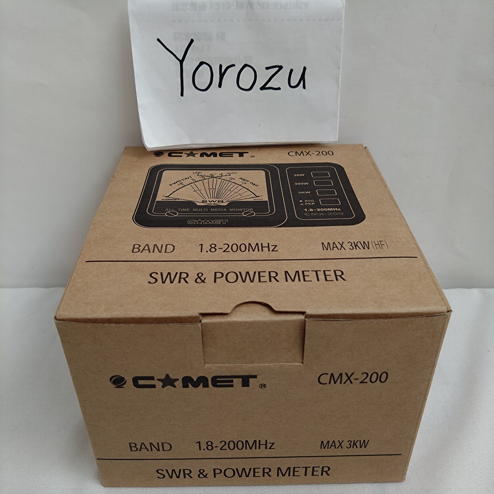 Comet CMX-200 SWR Power Meter Band 1.8 - 200 MHz MAX 2KW HF Universal ...