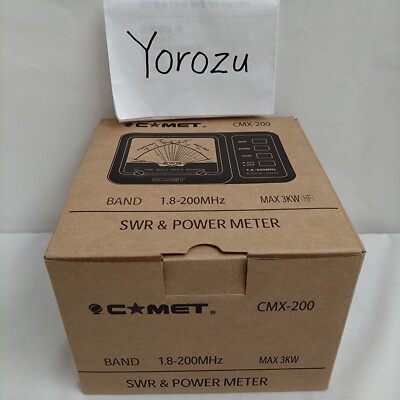 Comet CMX-200 SWR Power Meter Band 1.8 - 200 MHz MAX 2KW HF Universal ...