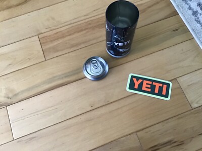 New Yeti Tall Boy Rambler Colster 16 oz Promo Can w/ Detachable Lid ...