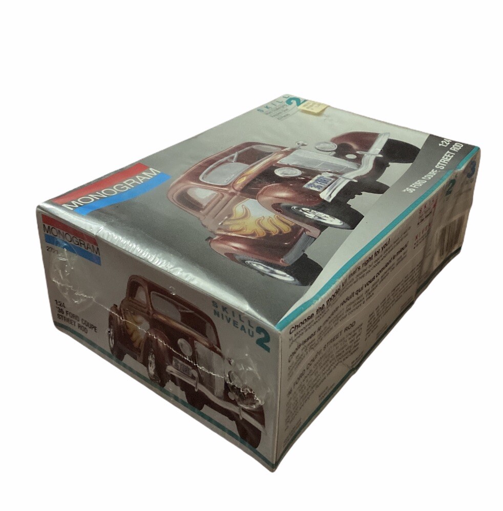 Monogram '36 Ford Coupe Street Rod Built Car Model Kit #2721 Skill ...