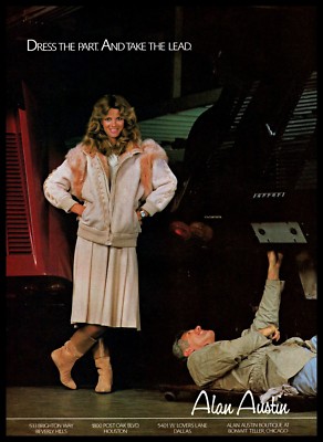 1982 Alan Austin Fashion Jacket Woman Auto Repair Vintage Photo PRINT ...