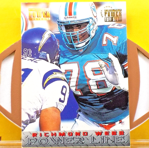 1994 PRO SET POWER Football Card # xx *** RICHMOND WEBB *** Miami ...
