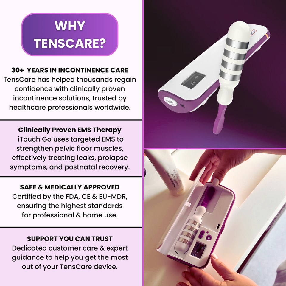 TensCare iTouch Go - Wireless Pelvic Floor Exerciser | Kegel Trainer ...