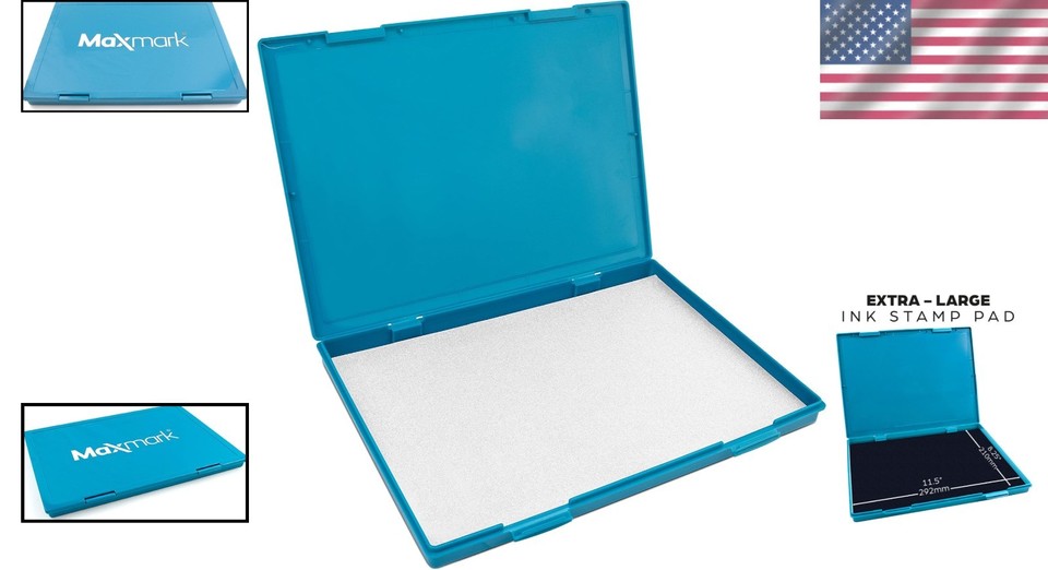 XL Dry Stamp Pad - 8.25" x 11.5" - Industrial Felt - Dry Pad | eBay UK