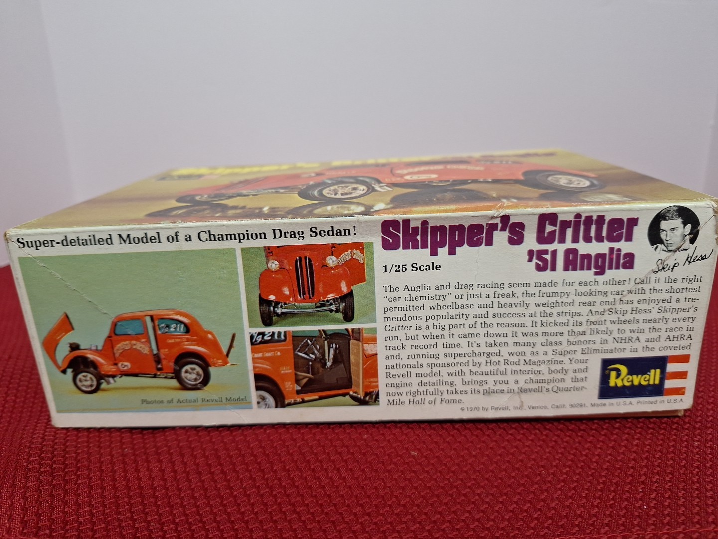 VINTAGE 1970 Revell 1:25 Scale Skipper's Critter 1951 Anglia Model Kit# ...
