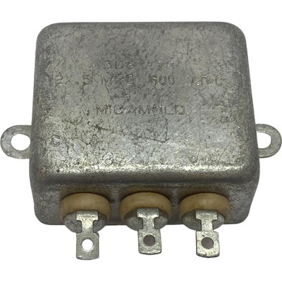 2x0.5uF 2x500nF 600Vdc Fixed Paper Dielectric Double Capacitor 306-418 ...