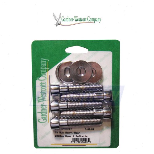 Gardner-Westcott Belt Sprocket Chrome Steel Socket-Head Bolt Kit for iw ...