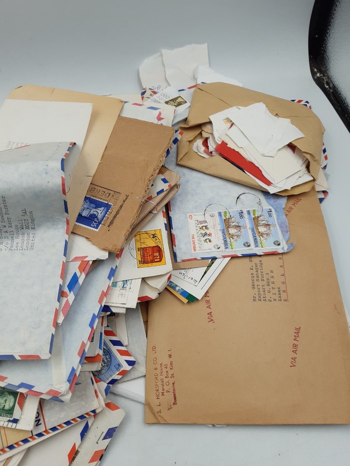 Bundle #1: Bag of Covers - many are International/Airmail Covers 100s ...