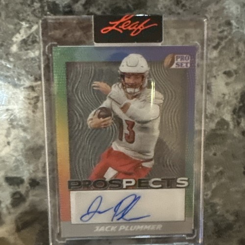 2024 Leaf Pro Set Jack Plummer Prospects Auto 3DEncased #PR-JP1 ...