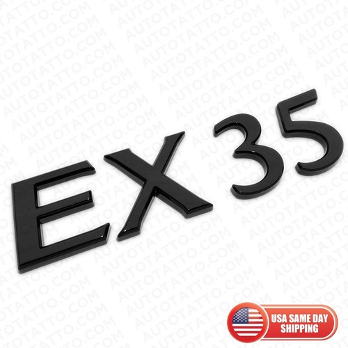 For Infiniti EX 35 Rear Trunk Logo Letter Badge Emblem Nameplate Gloss ...