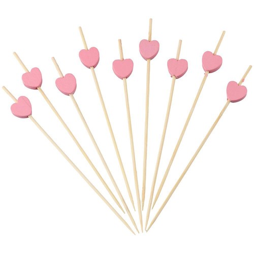 100Pcs Heart-Shaped Fruit Toothpicks | eBay Australia