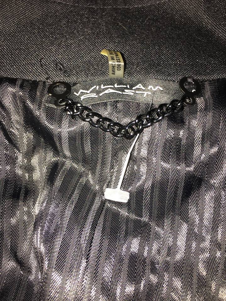 NEW WILLIAM RAST PEPLUM BLAZER MILITARY JACKET SIZE SMALL $389 NEIMAN ...