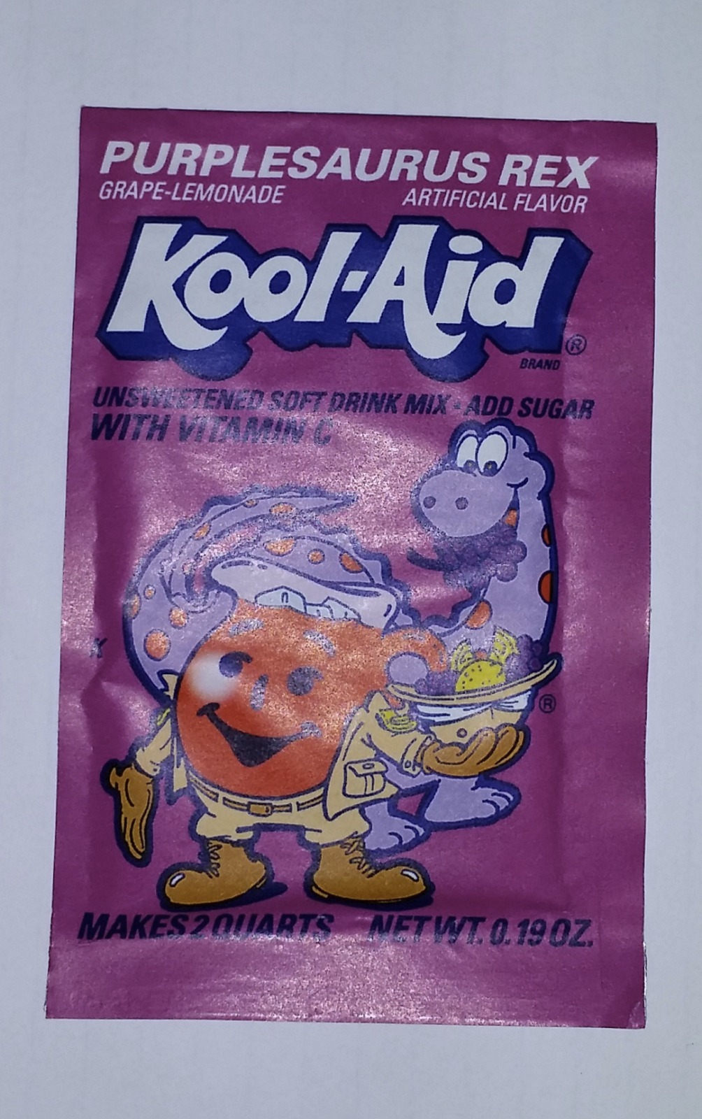 Collectible, old Kool-Aid Purplesaurus Rex packet - very rare | eBay
