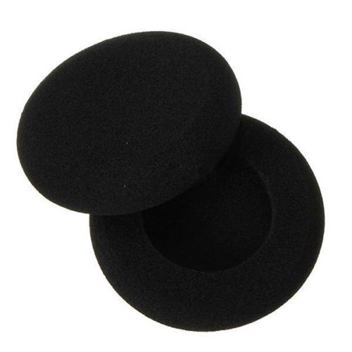 Comfortable Replacement Black Soft Foam Earphone Sponge Headset Cushion ...