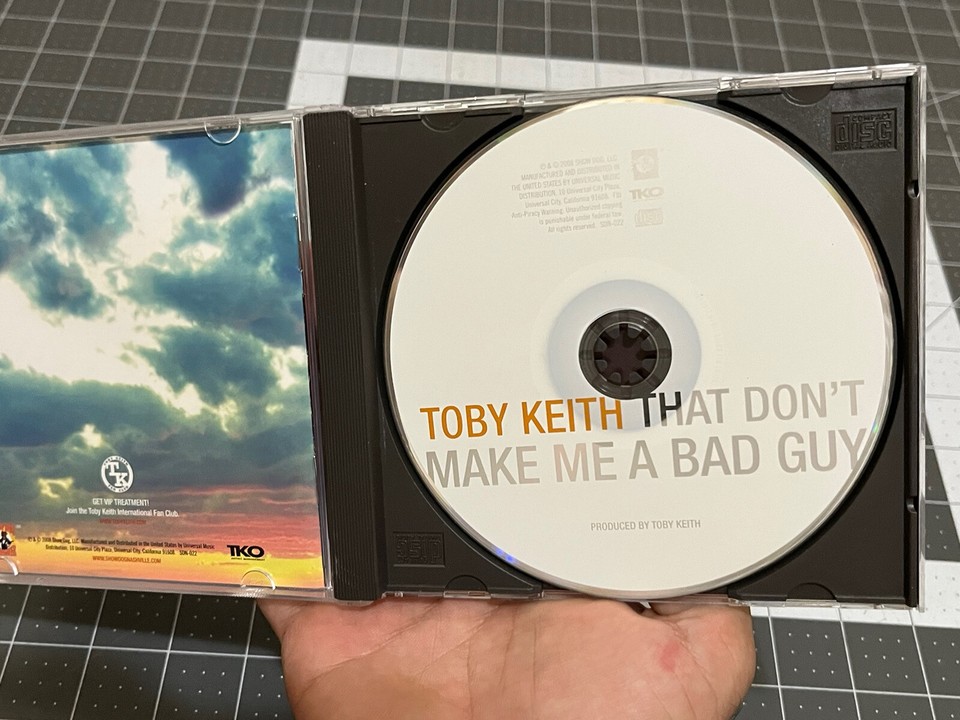 That Don't Make Me A Bad Guy - Audio CD By Toby Keith - VERY GOOD ...