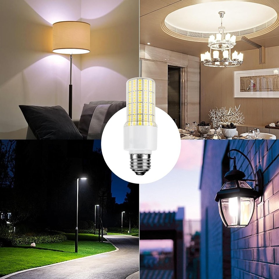 30W LED Corn Light Bulb Equivalent 250w Daylight E26 for Indoor Garage ...