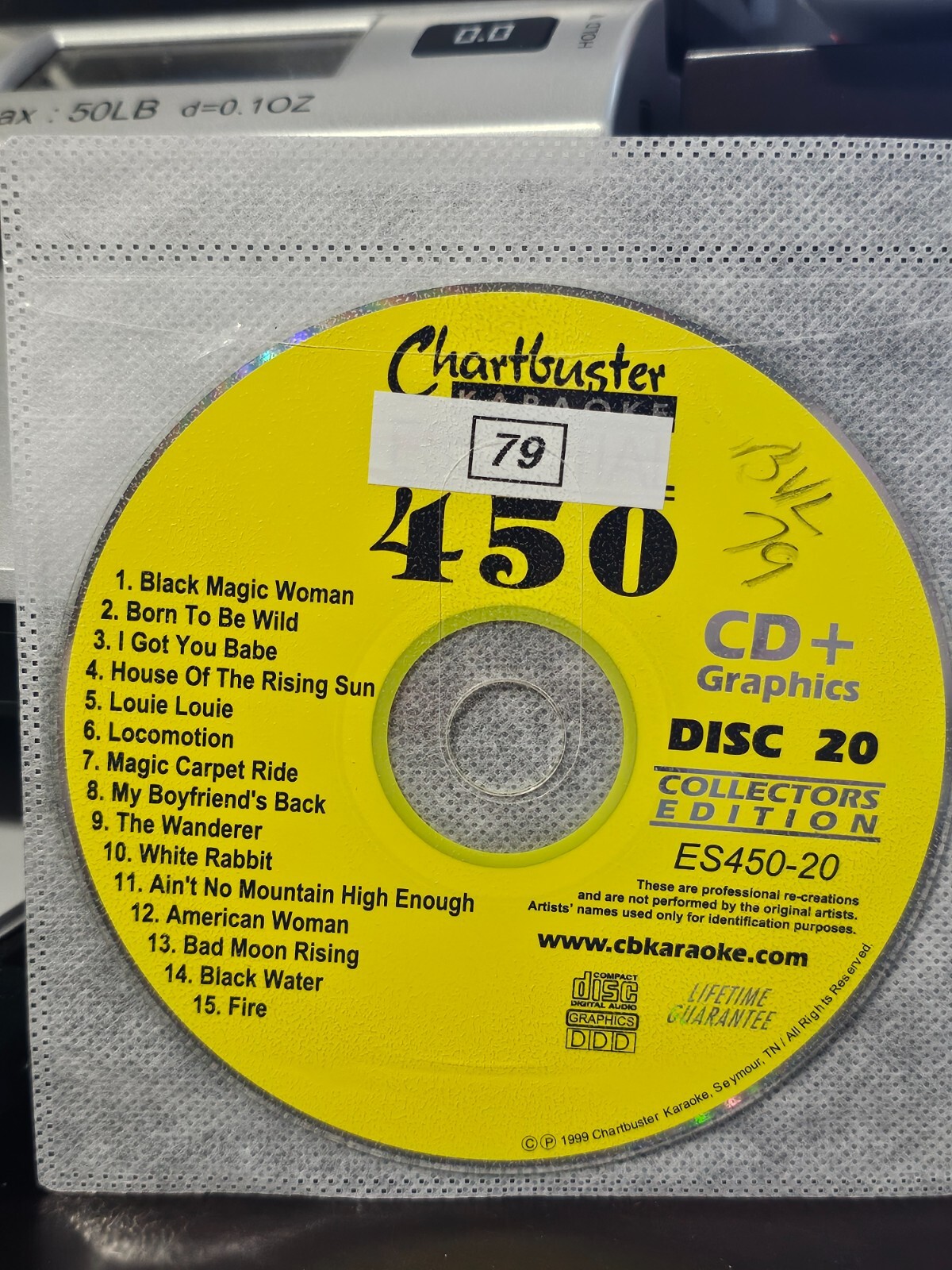 ES450-20 ESSENTIAL 450 CHARTBUSTER KARAOKE CDG | eBay