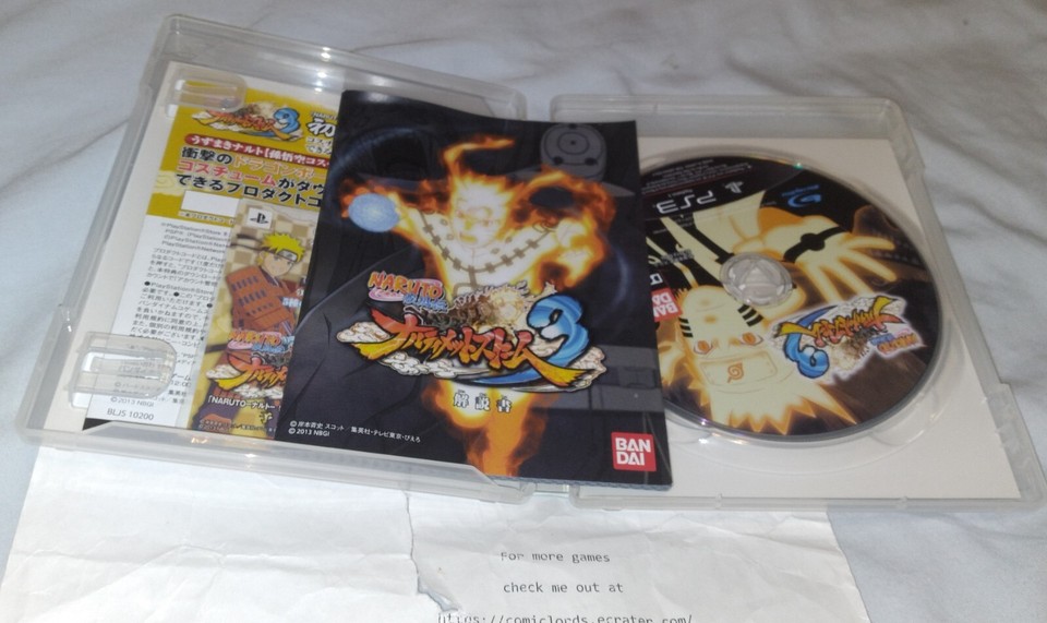 Naruto Shippuden Ultimate Ninja Storm 3 (Sony PlayStation 3) PS3 Japan ...