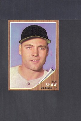 1962 TOPPS #109 BOB SHAW-4--BRAVES--NO CREASES--EX/MT/NR/MT++ | eBay
