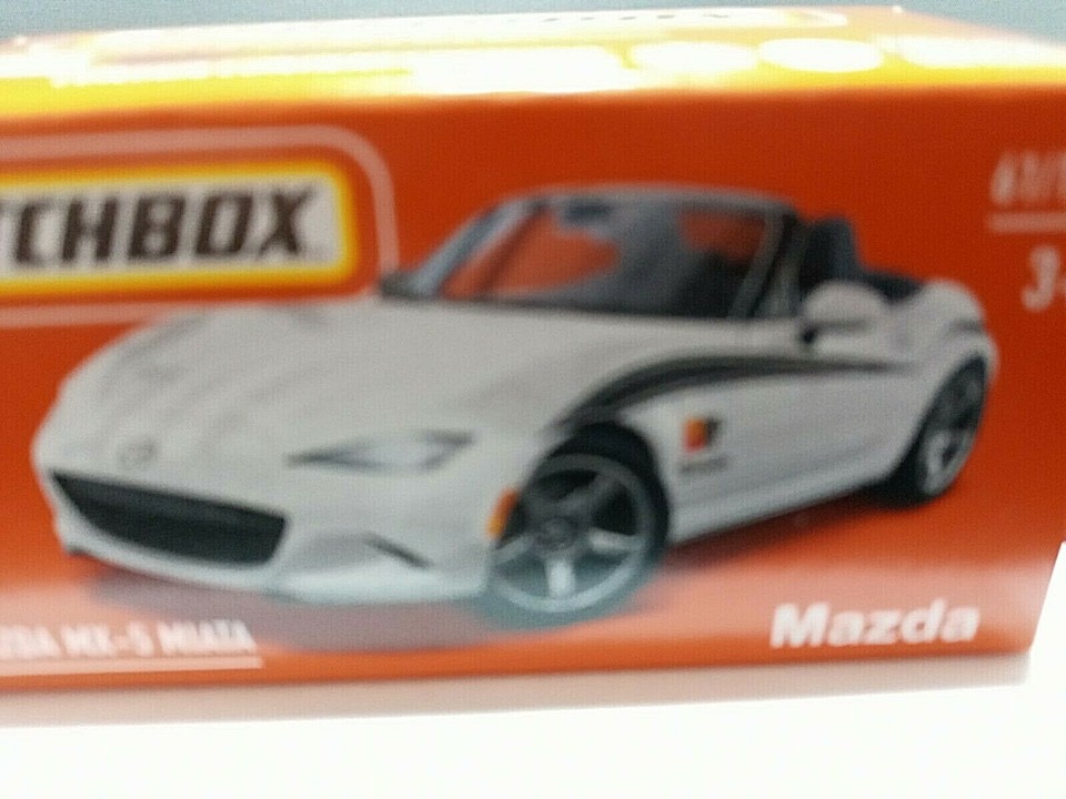 2022 Matchbox Power Grabs '15 Mazda MX-5 Miata Boxed White Diecast New ...