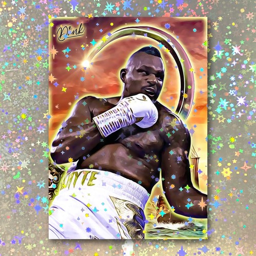 Dillian Whyte Holographic Captain Hook Sketch Card Limited 1/5 Dr. Dunk Signed | eBay