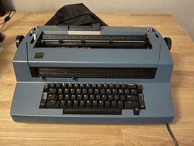 Typewriters & Word Processors - Blue Electric