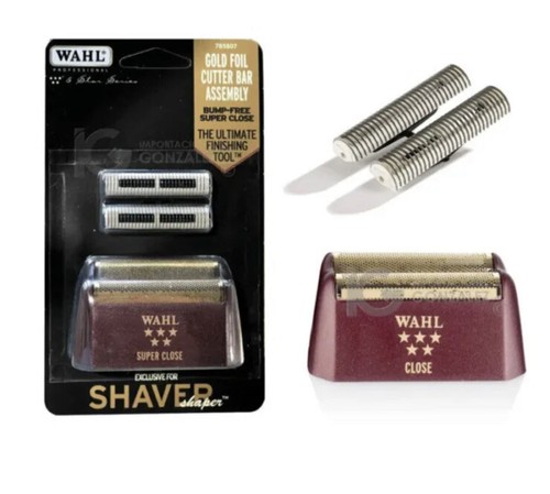 Wahl 5 Star Shaver Gold Replacement Foil & Cutter Bar Assembly Super ...