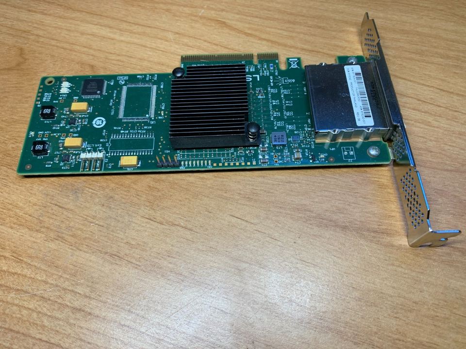 LSI SAS9200-8e-HP PCIE HBA SAS SATA Host Bus Adapter 6Gb/s High Profile ...