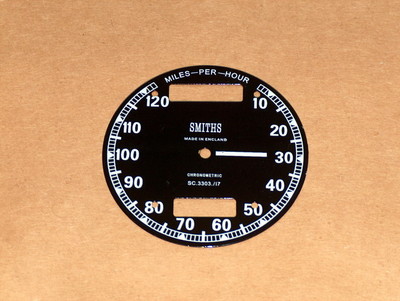 Triumph BSA Norton Smiths Chronometric Speedometer Face SC3303/17 | eBay
